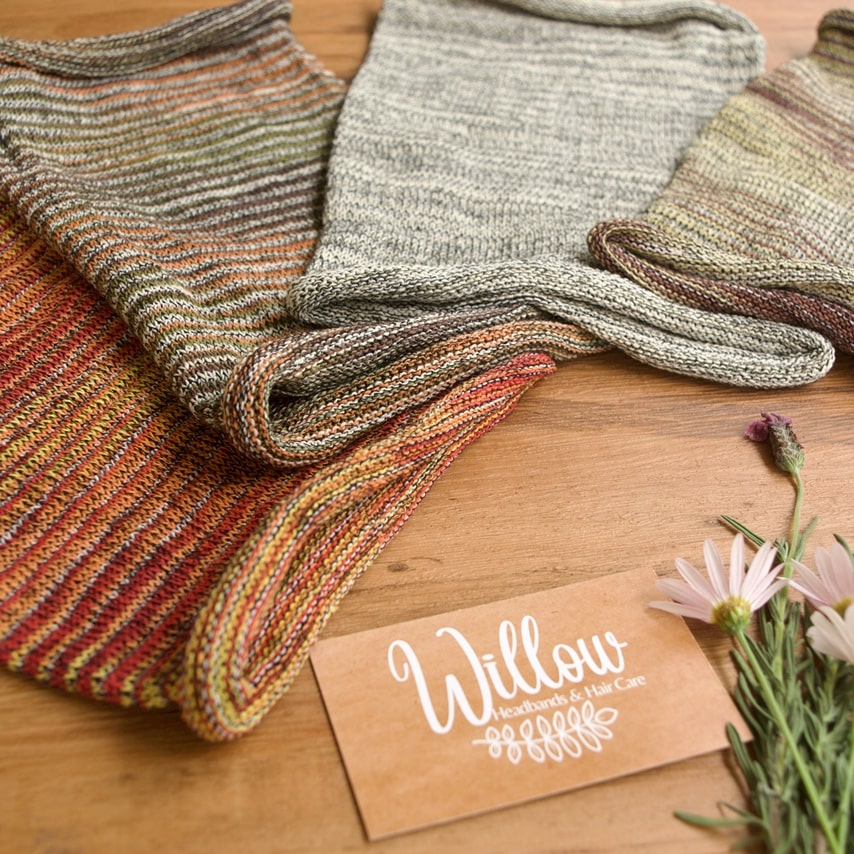 4pk Extra Wide - Earth Coloured Boho Headbands – Willow Headbands